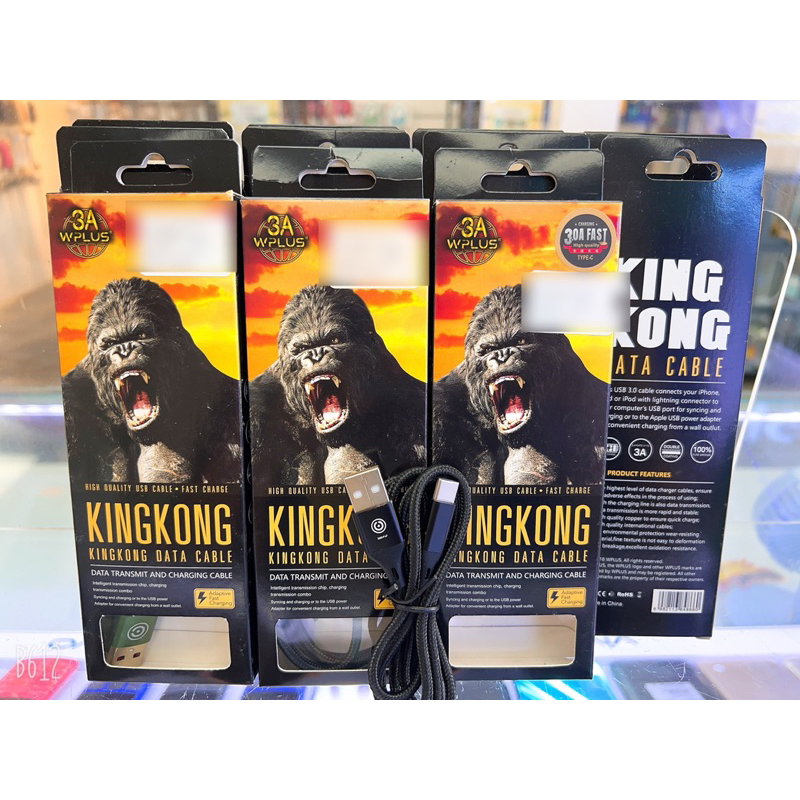 🔥King Kong Data Cable Fast Charge 🔥 | Shopee Malaysia