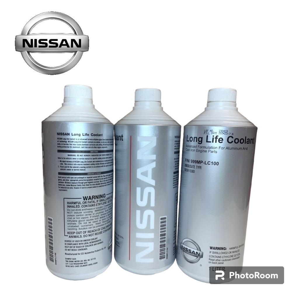 [ORIGINAL] Nissan Radiator Long Life Coolant (Blue) 1L | Shopee Malaysia
