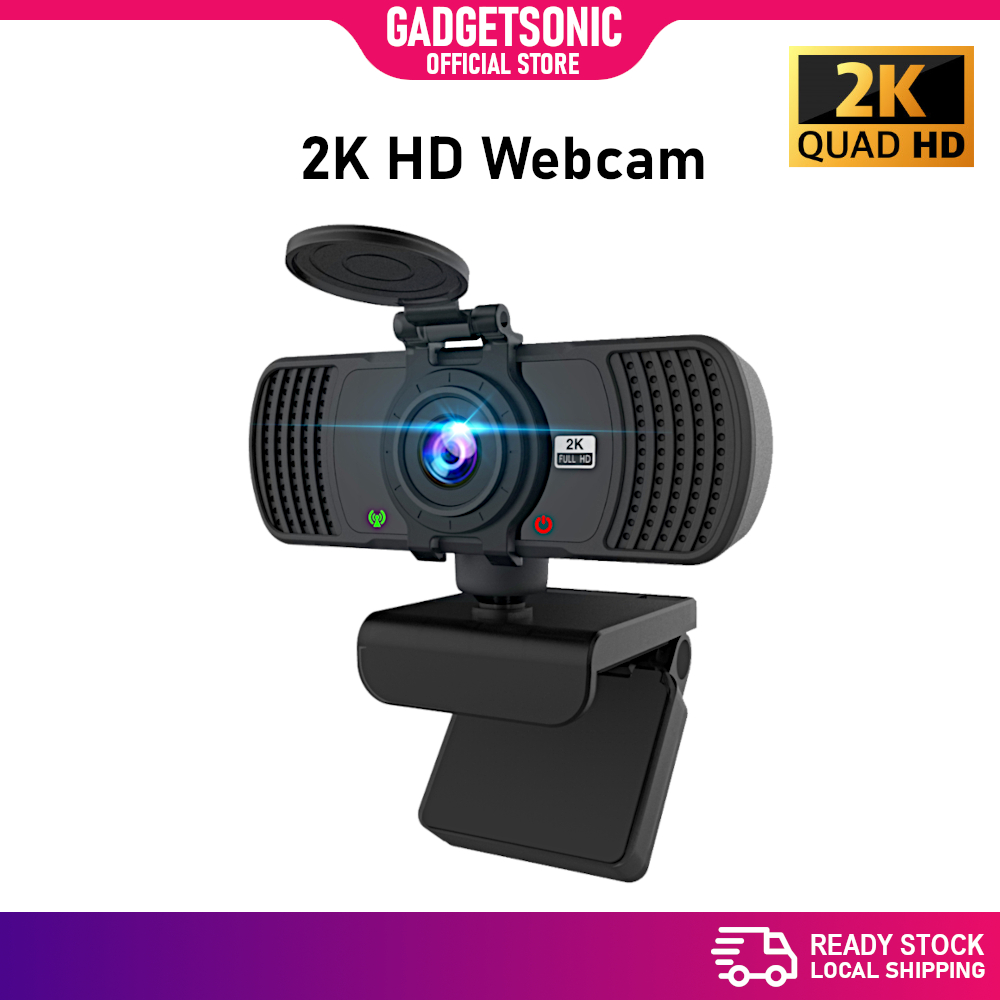 HD 1080P 2K Webcam With Microphone Autofocus Web Camera Adjustable Web ...