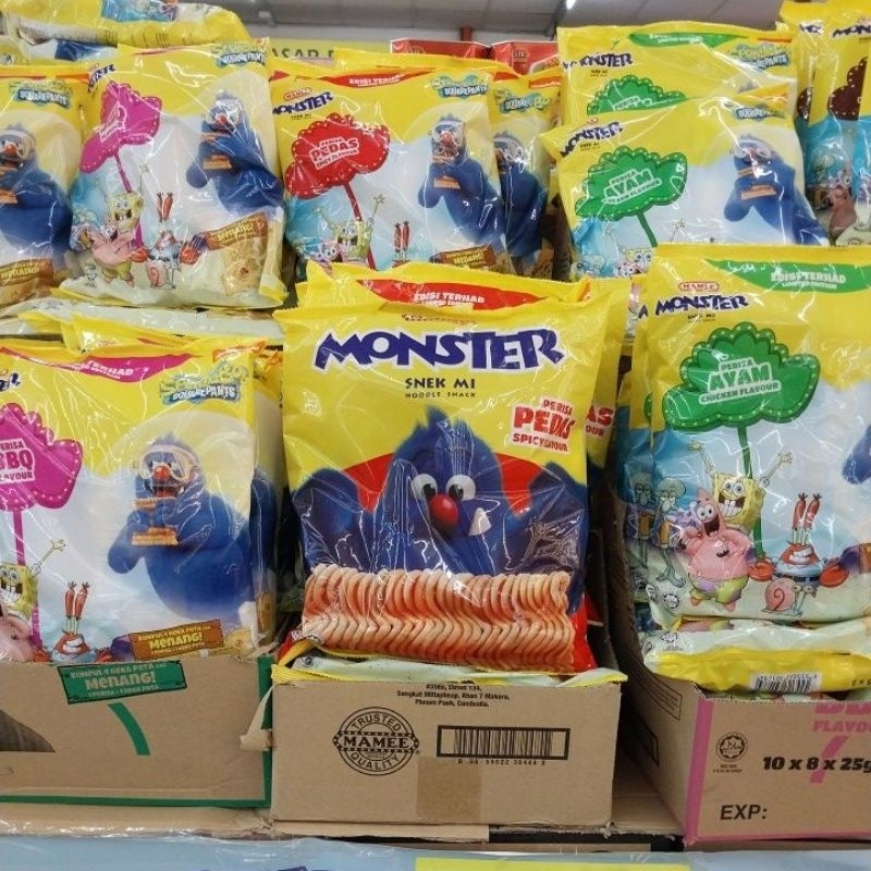 MAMEE MONSTER FAMILY PACK 8X25GRAM SETIAP BUNGKUS | Shopee Malaysia