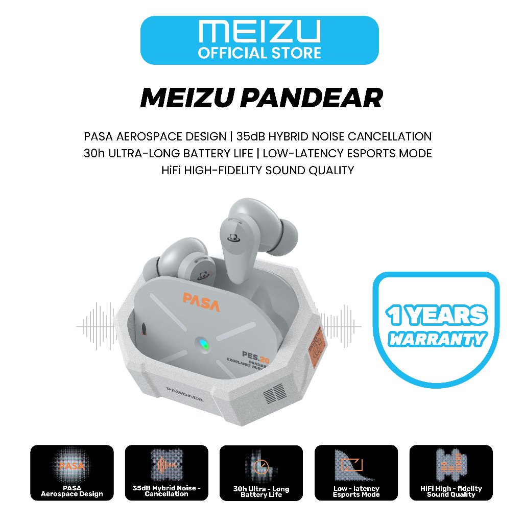 Meizu Pandear Noise Cancellation Headphones | Shopee Malaysia