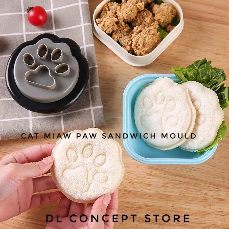 Cute Cat Paw Shape Sandwich Mould | Shopee Malaysia