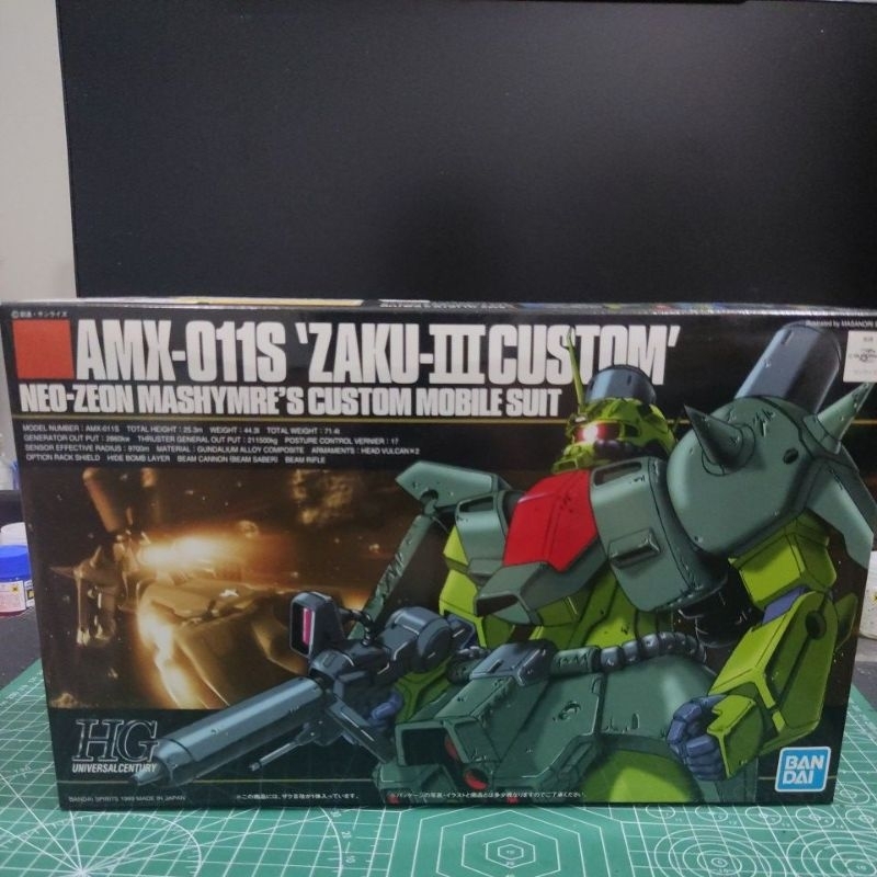 HG AMX-011S ZAKU-III CUSTOM HGUC-003 BANDAI | Shopee Malaysia