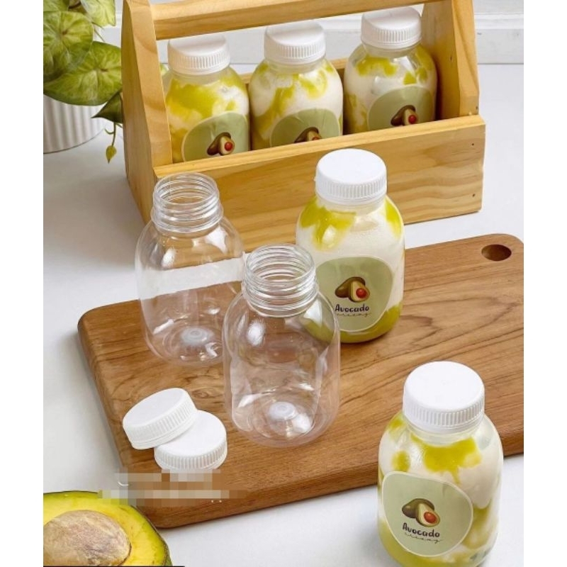 RORA - 250ML Milk Tea Bottle | Drink Bottle Disposable | Juice Bottle Takeaway PET Bottle ...