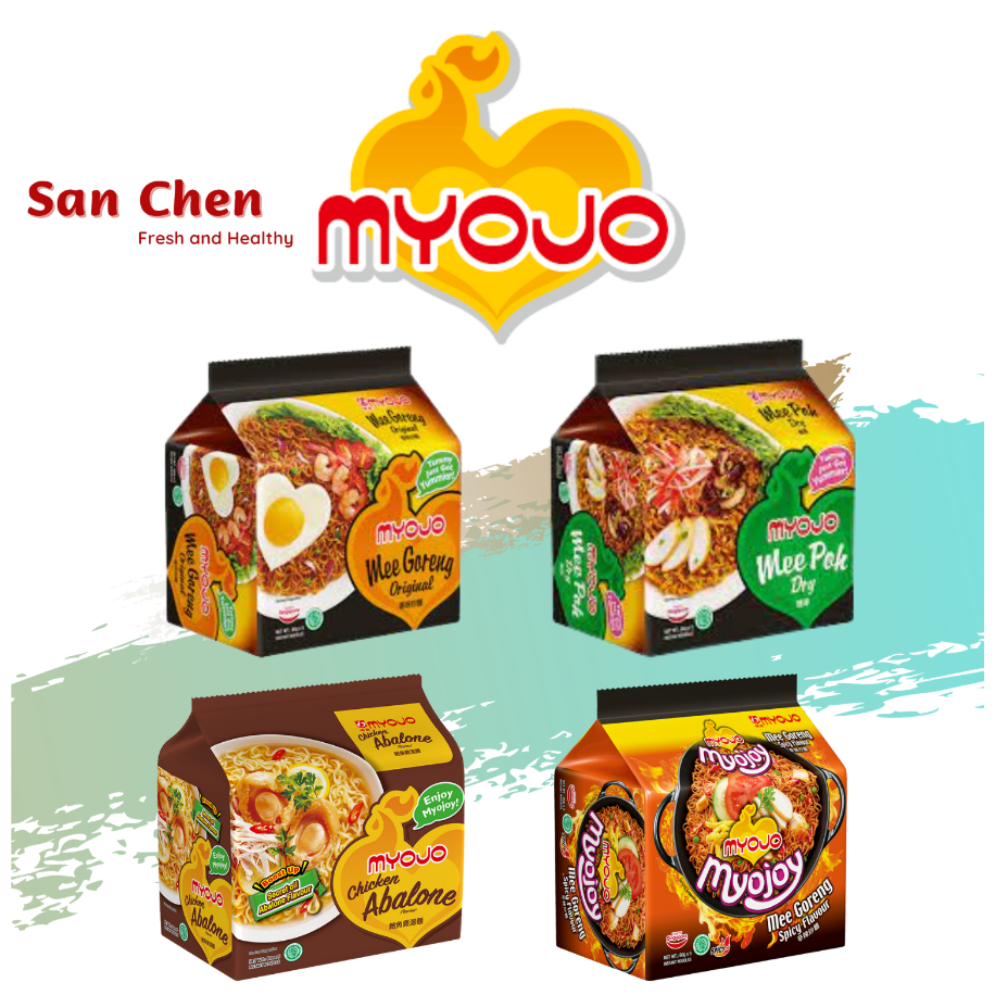 Myojo Mee Goreng Original / Spicy Pedas / Mee Poh Dry / Chicken Abalone ...