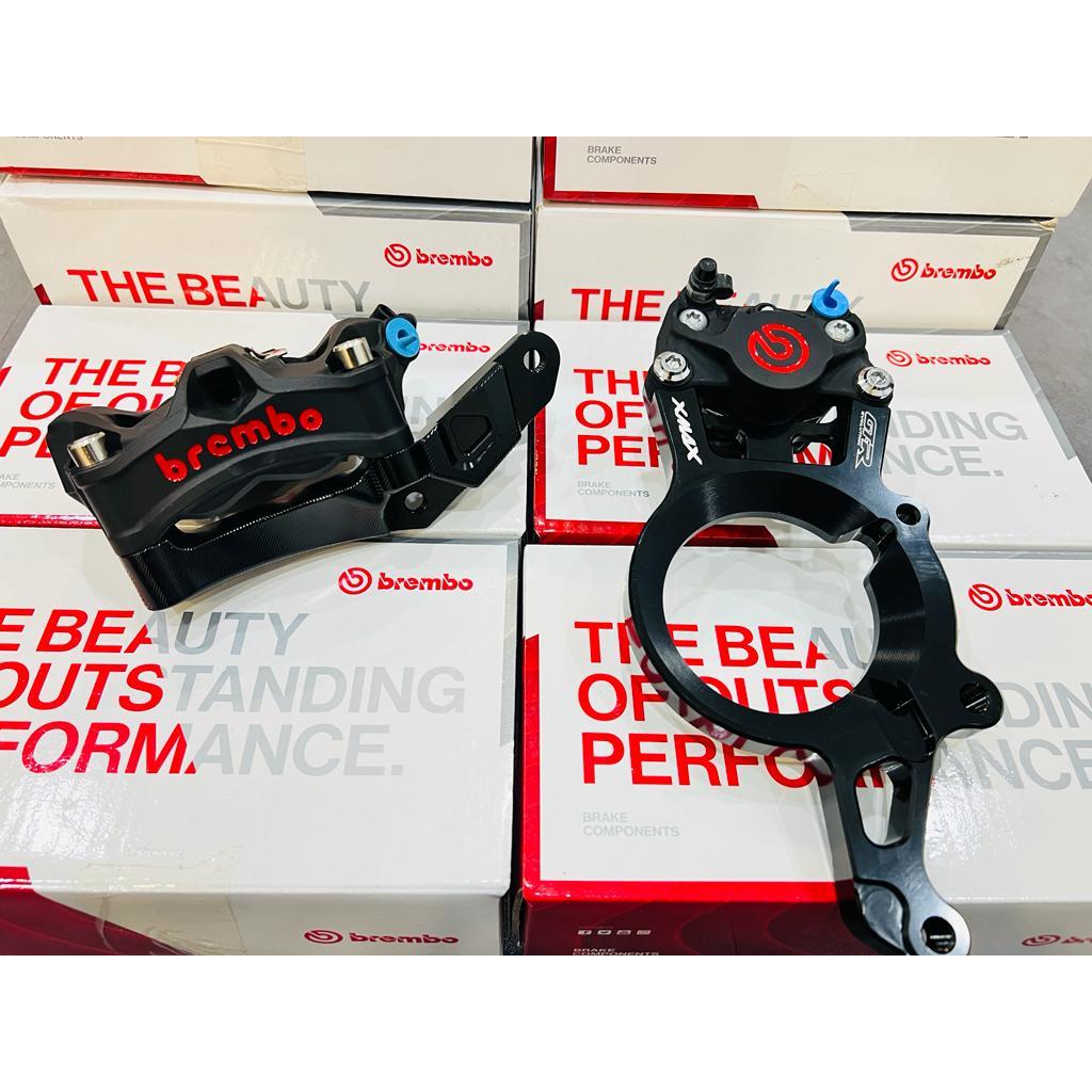 XMAX V1 V2 / R25 ORIGNAL BREMBO STYLEMA 4 POT CALIPER / P34 2 POT ...