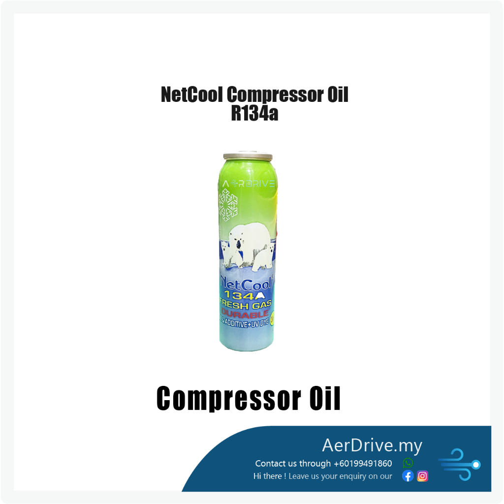 NETCOOL R134A Compressor Oil | Shopee Malaysia