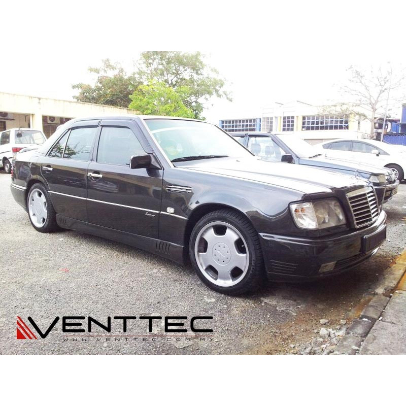 Mercedes E-Class W124 Sedan 1985-1996 Venttec Door Visor High Quality Window Vent Visors ...