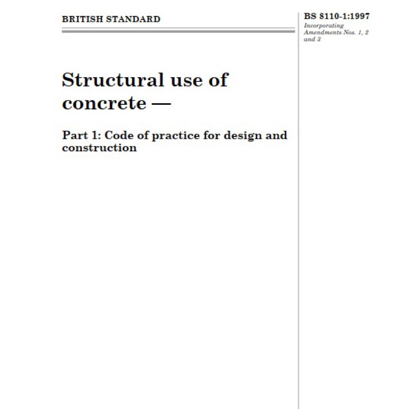 Structural use of concrete-Code of practice for design and construction ...