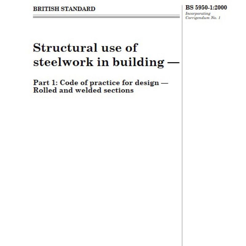 Structural use of steelwork in building Part 1 & Part 2 BS5950 | Shopee ...