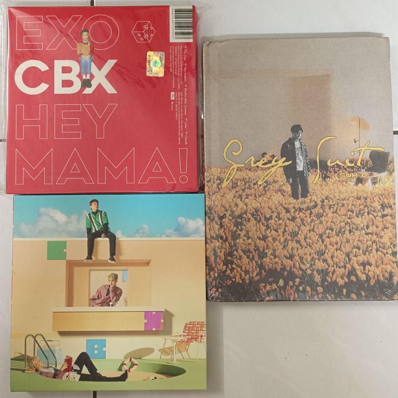 EXO OFFICIAL ALBUM (blooming days, hey mama, grey suit, girls, magic ...