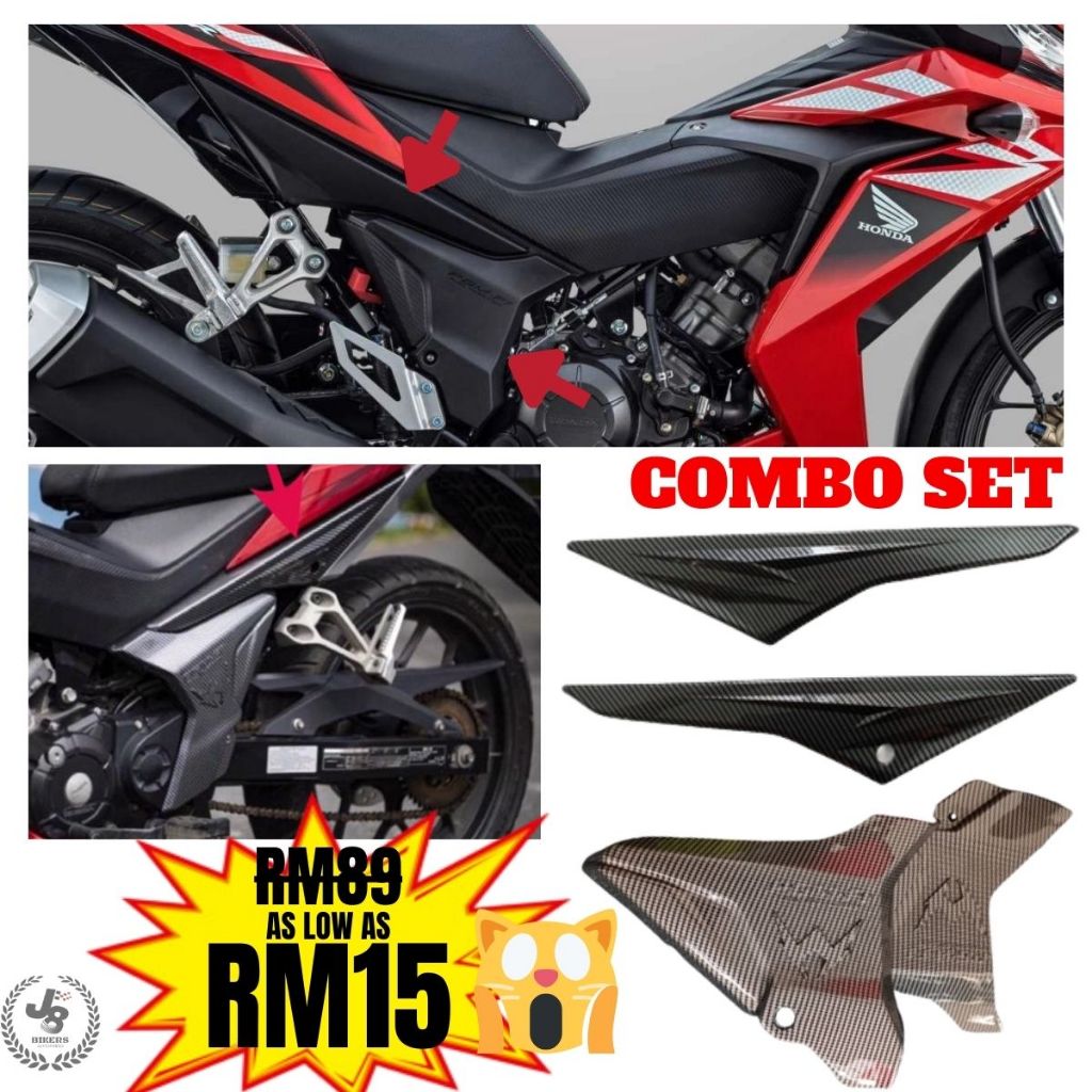 COMBO SET HONDA RS150 V1 V2 WINNER SIDE BODY PGM-FI BATTERY MAINTENANCE ...