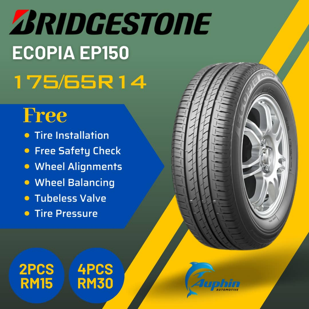 NEW TYRE 175/65R14 ECOPIA EP150 BRIDGESTONE | Shopee Malaysia