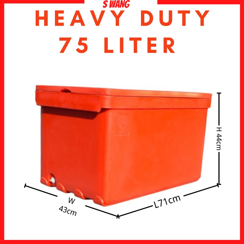(VTIS) 75L Heavy Duty Cooler Box/Ice Box/Plastic Ice Tong (READY STOCK ...