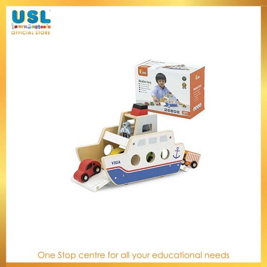 Wooden Ferry | Pretend Play & Play Vehicles | Shopee Malaysia
