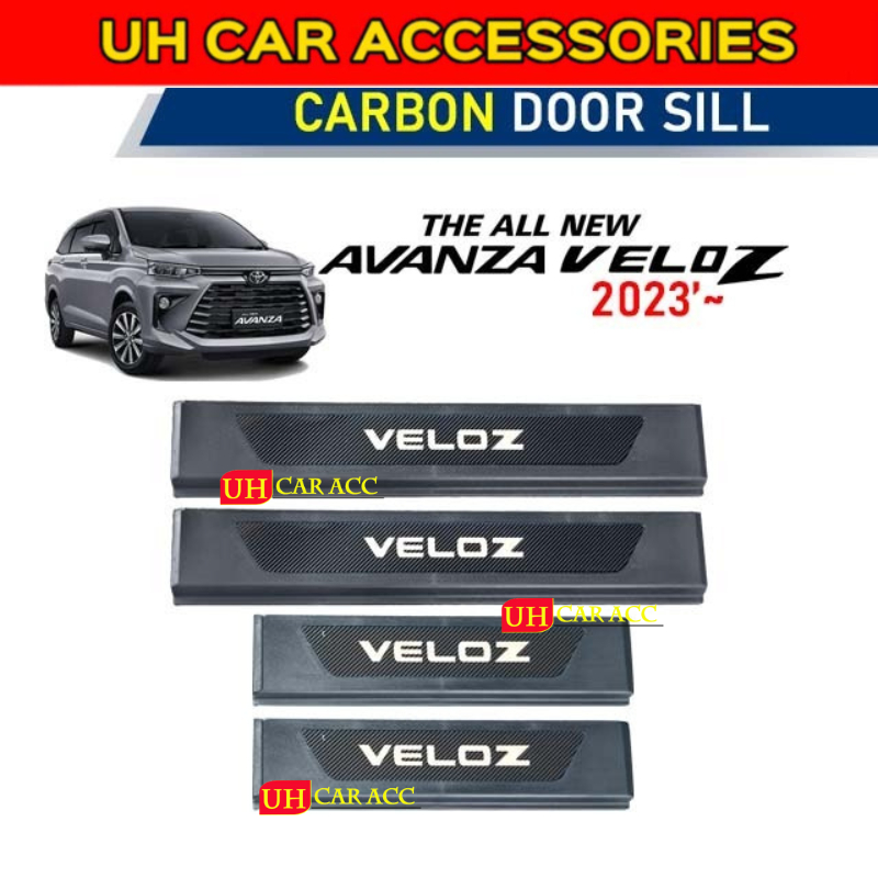 TOYOTA VELOZ 2022 - 2024 ALZA DOOR SILL PLATE SIDE STEP SCUFF PLATE NON ...