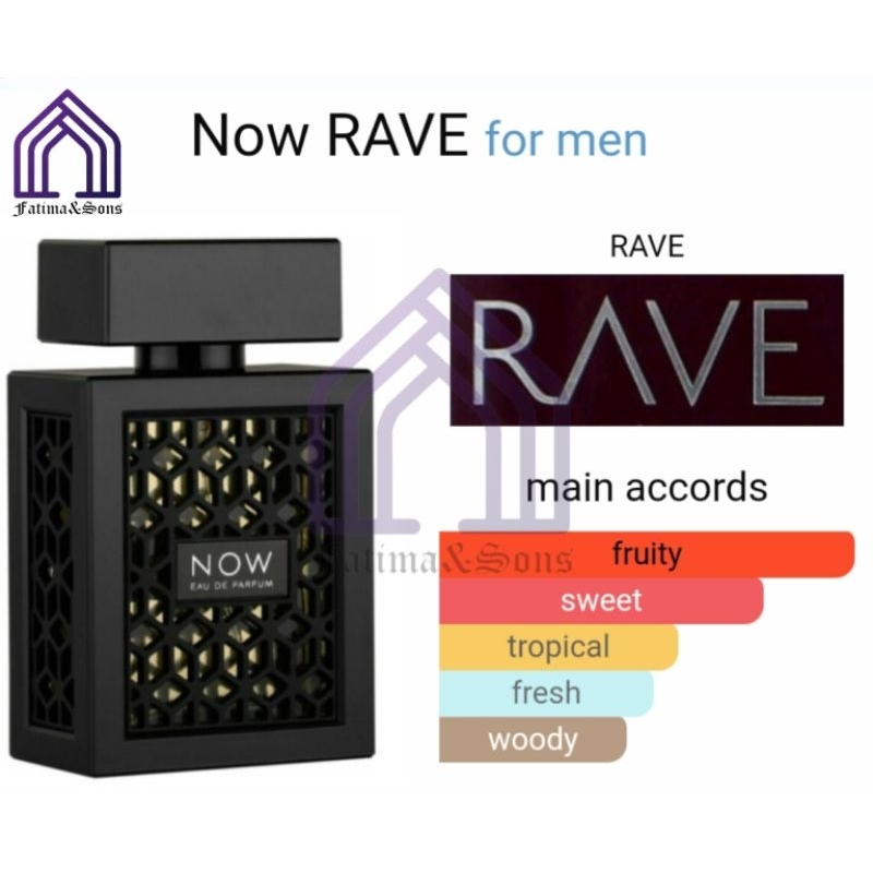 RAVE NOW PERFUME FOR MEN 100ML EDP PERFUME BY LATTAFA | Shopee Malaysia