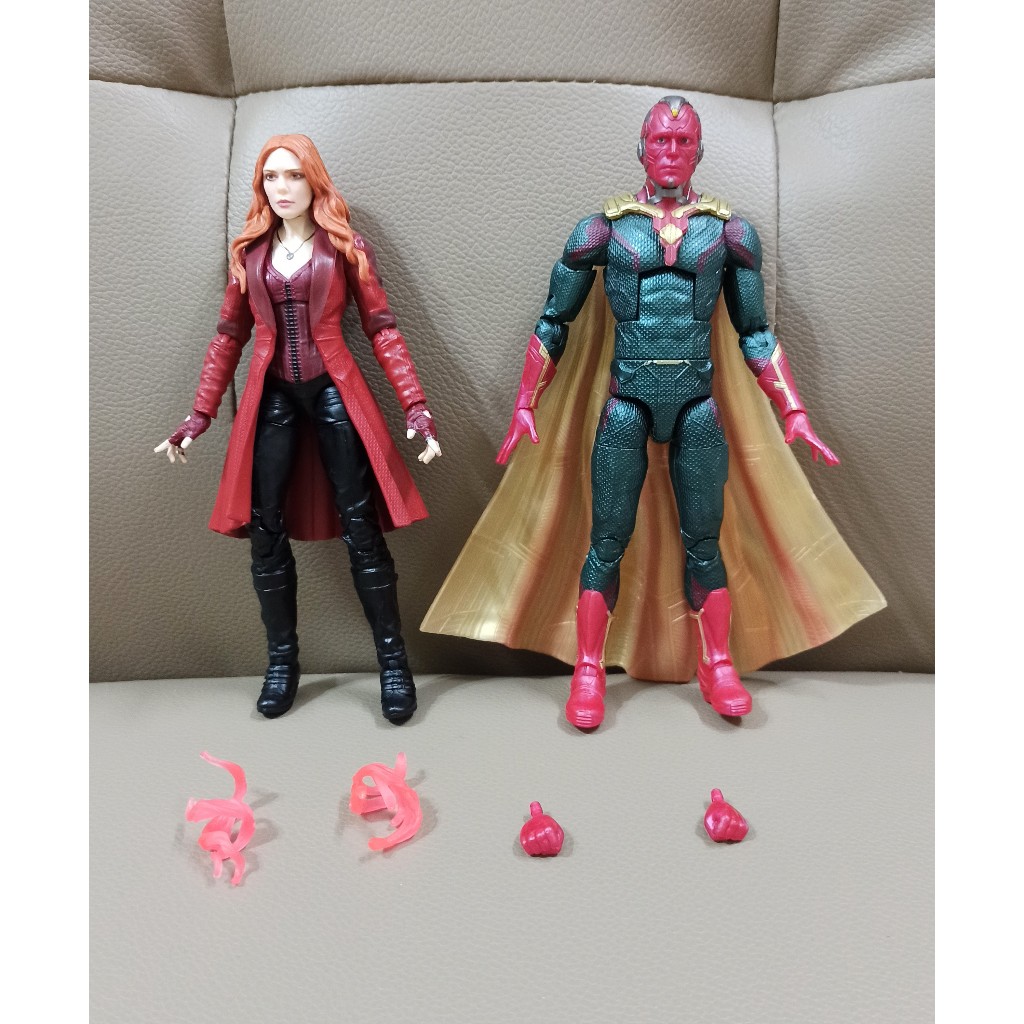 Hasbro Marvel Legends Exclusives Scarlet Witch Wanda and Vision 2 Pack ...