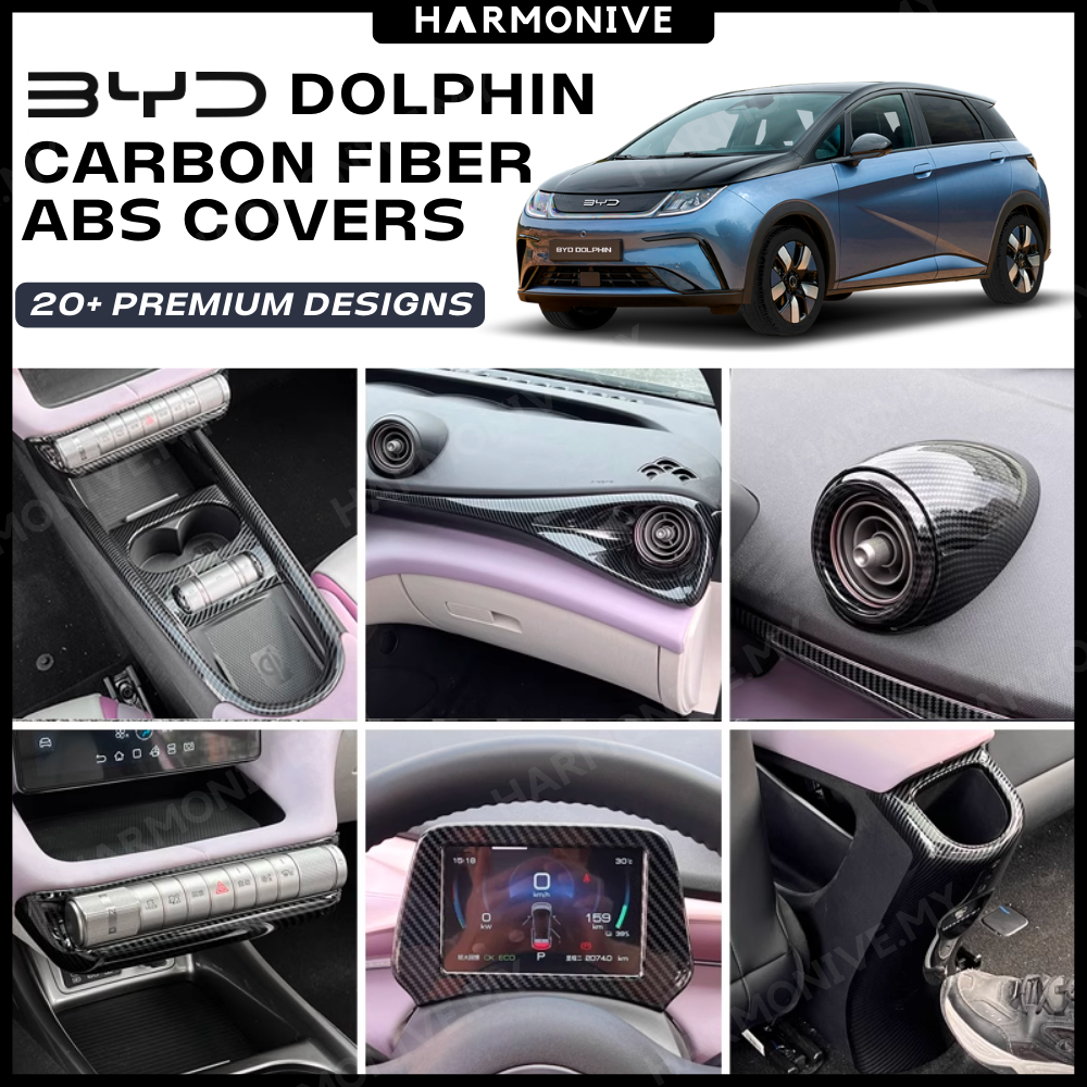BYD Dolphin Interior Carbon Fiber Side Mirror Door Handle Steering ...