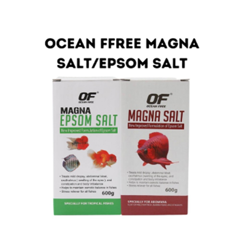 Ocean Free Magna Salt Epsom Salt 600g 1200g 2400g OF Treatment Salt For ...