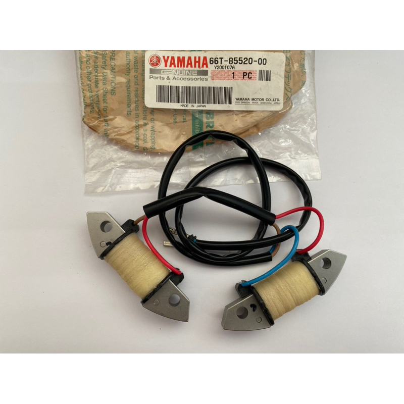 ORIGINAL CHARGE COIL 66T-85520-00 FOR YAMAHA OUTBOARD ENGINE E40X 2 ...