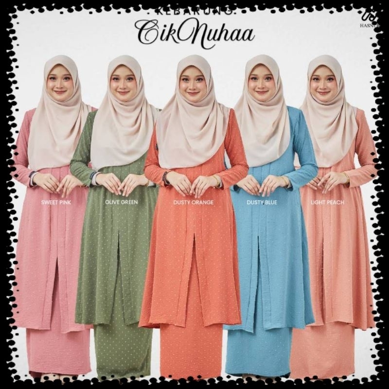 (KEBARUNG LABUH MUSLIMAH IRONLESS] KEBARUNG CIK NUHAA HASNURI READY ...