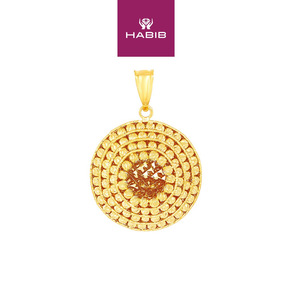 HABIB Oro Italia 916 Yellow Gold Pendant GP51720222 | Shopee Malaysia