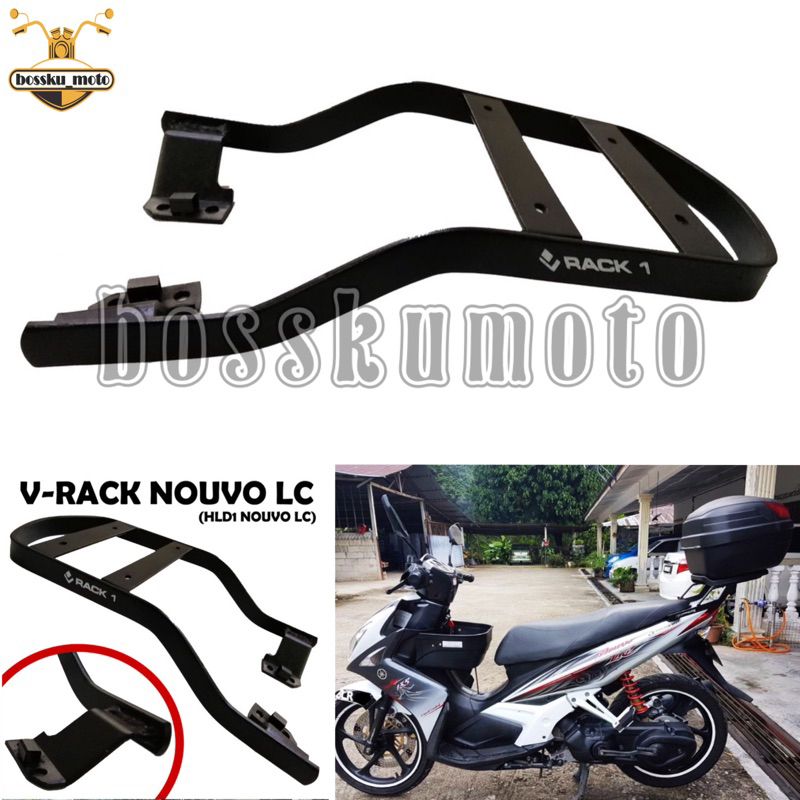 NOUVO LC MONORACK CASE CARRIER TOP BOX RACK | Shopee Malaysia