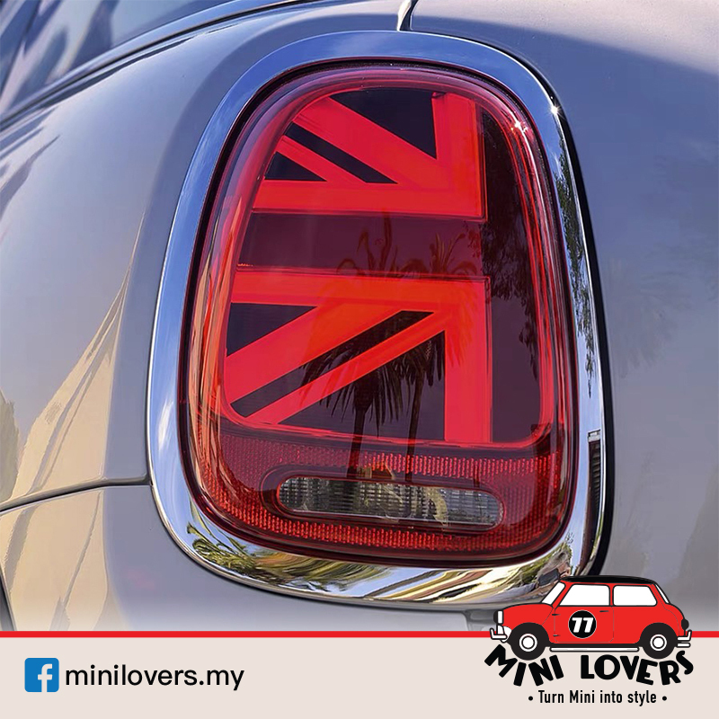Mini Cooper F55 / F56 3 Doors Rear UK Flag Design LED Tail Lights ...
