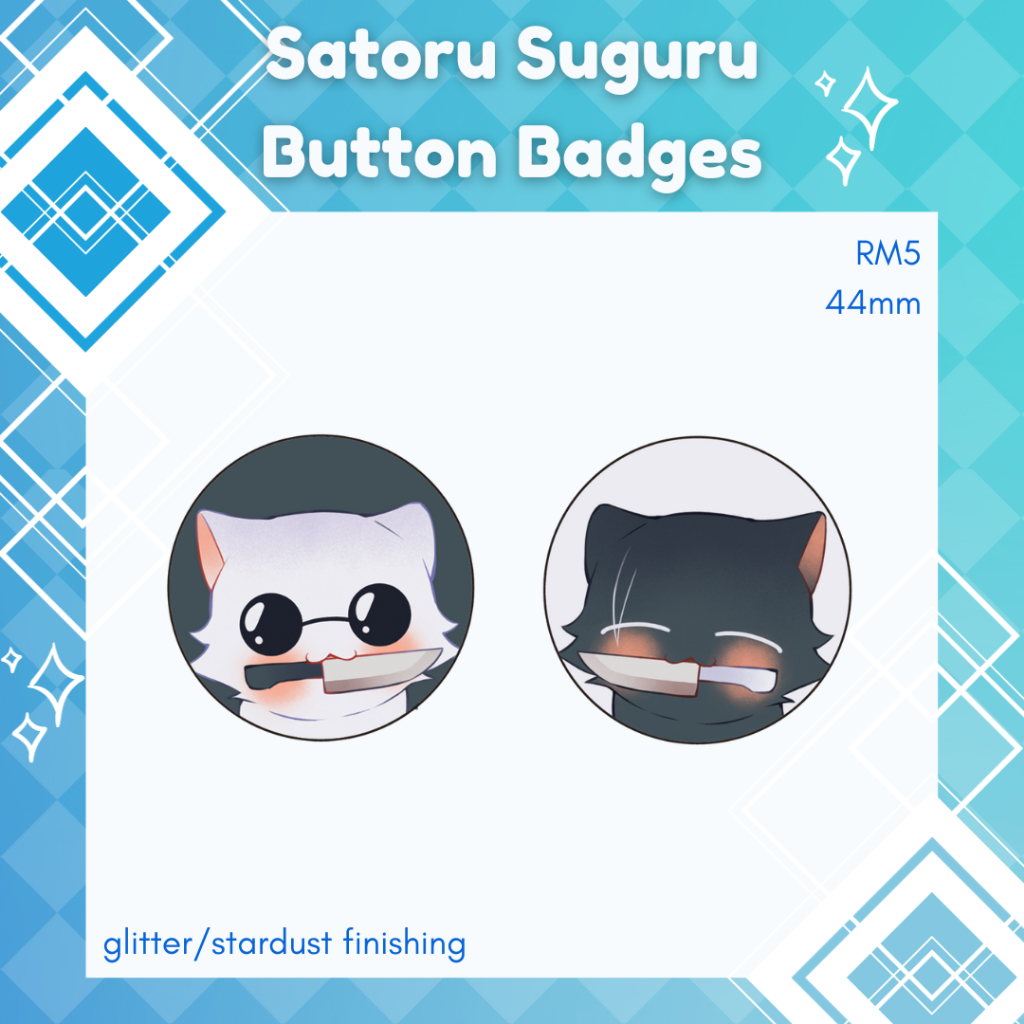 Jujutsu Kaisen button badges JJK | Gojo Satoru Geto Suguru | | Shopee ...