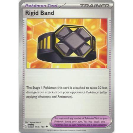 Pokemon tcg Rigid Band - 165/165 - Uncommon Scarlet & Violet 151 ...