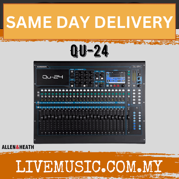 Allen & Heath Qu-24 Chrome Edition Digital Mixer ( Qu24 / Qu 24 ...
