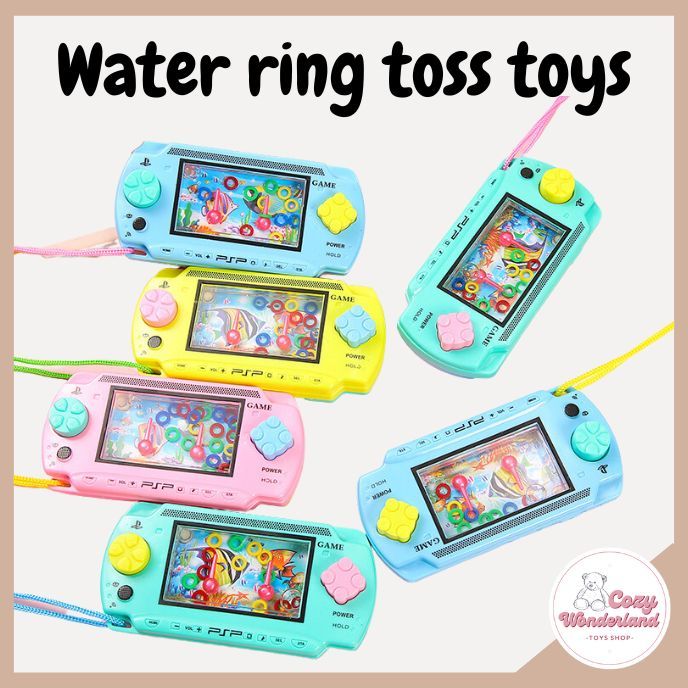 [Water Ring Toss Toys] Classic Toss Ring Water Gameboy Toy Mobile Phone ...
