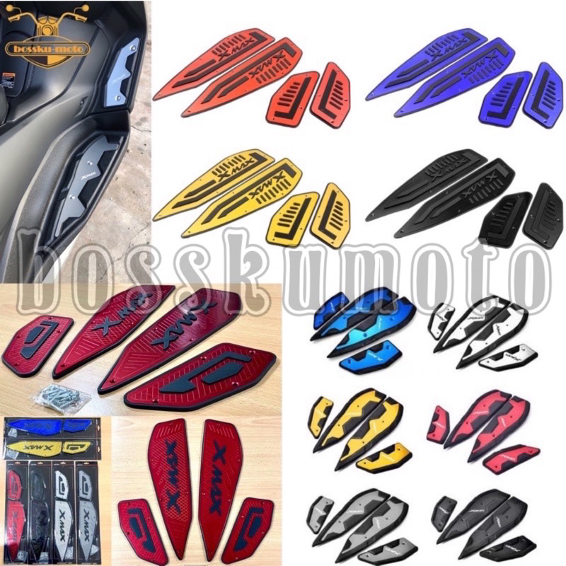 XMax V1 V2 FOOTSTEP Footboard Footplate Floor Panel Euro Pemijak Kaki ...