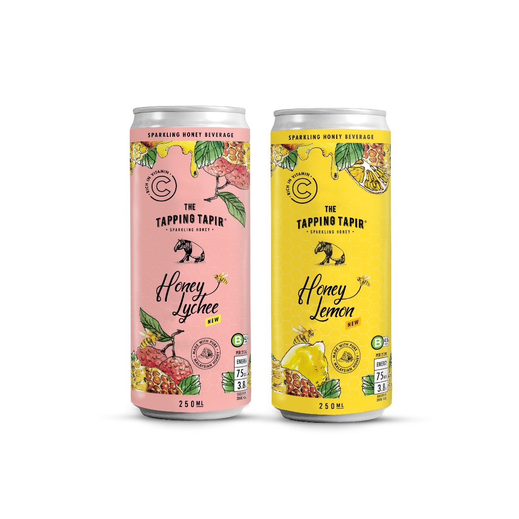 The Tapping Tapir Carbonated Soda Drink Honey Natural Less Sugar Honey ...