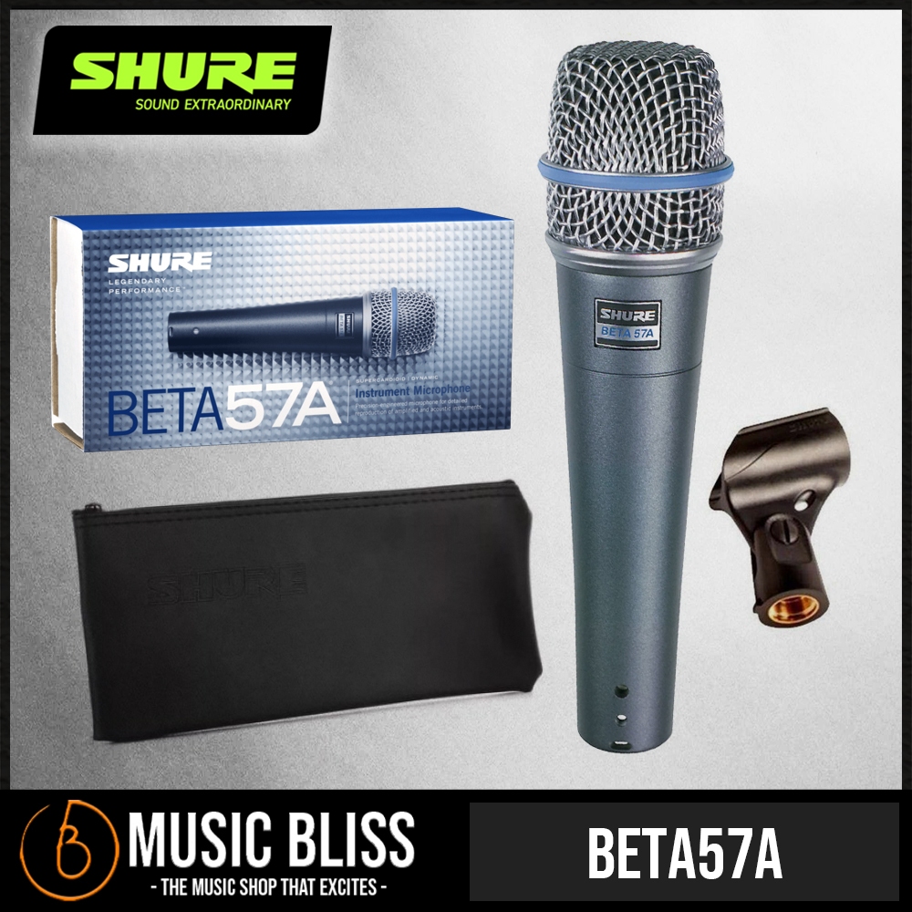 Shure BETA 57A Supercardioid Dynamic Instrument Microphone (BETA-57A ...