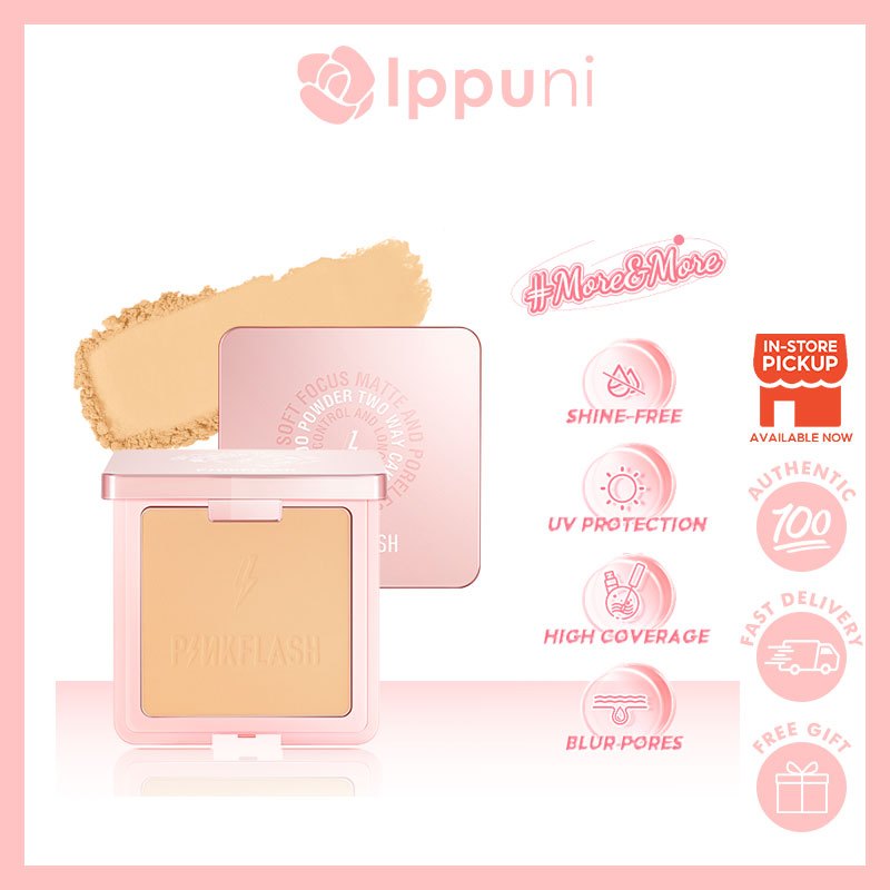 PINKFLASH F17 Duo Effect Pressed Powder (4colours) | Shopee Malaysia