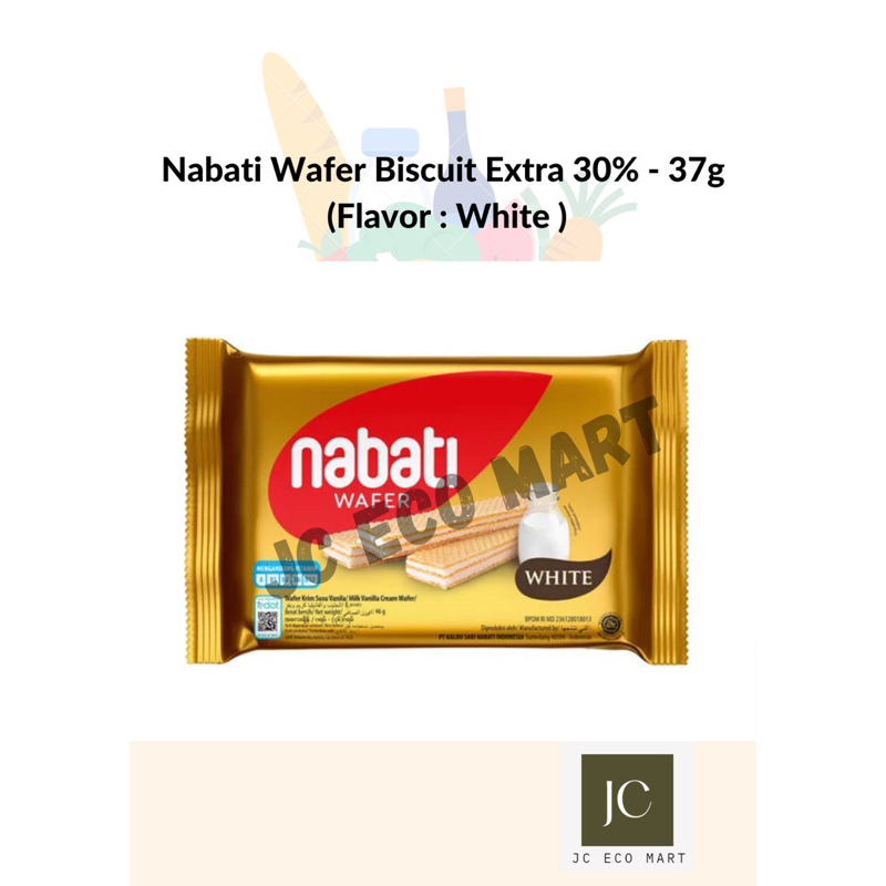 Nabati Wafer Biscuit Extra 30% - 37g (Flavor : Pink Lava / RichChoco ...
