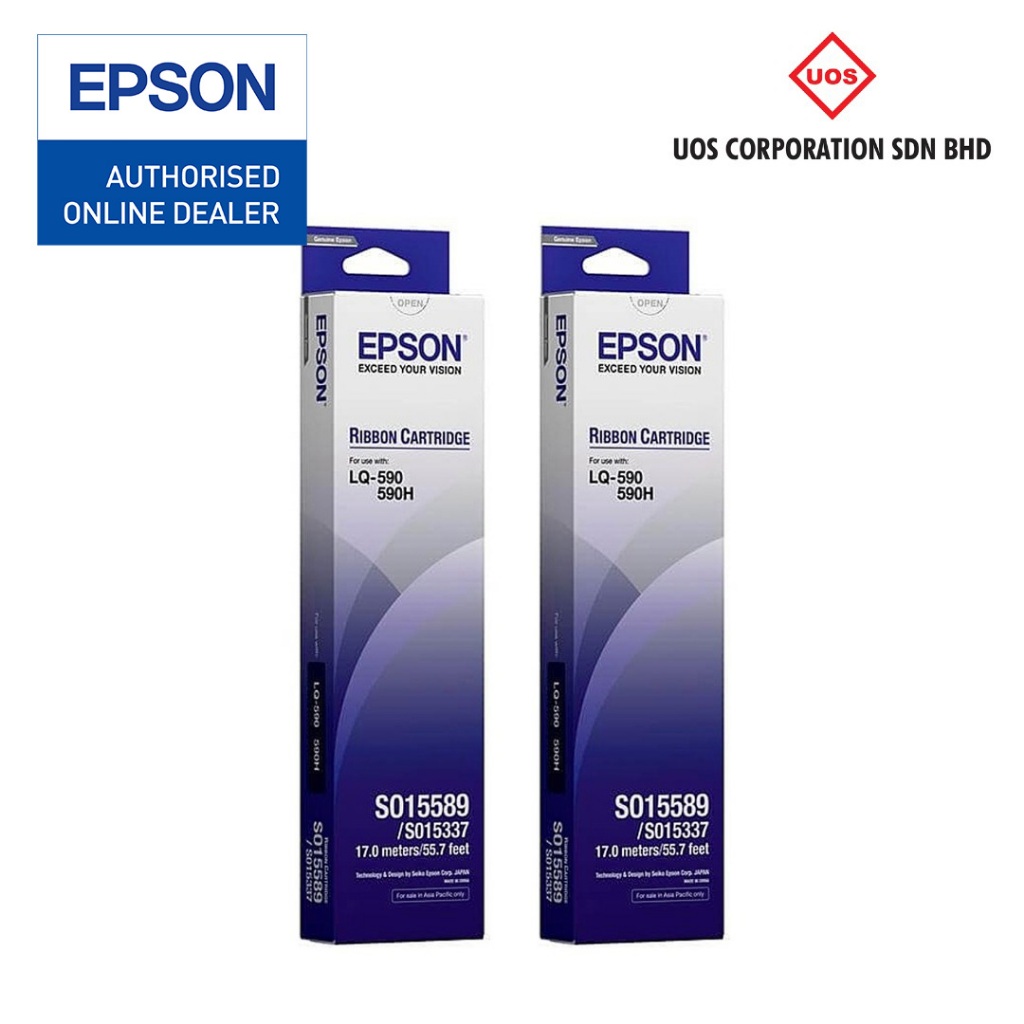 Epson LQ-590 original ribbon (twin pack) | Shopee Malaysia