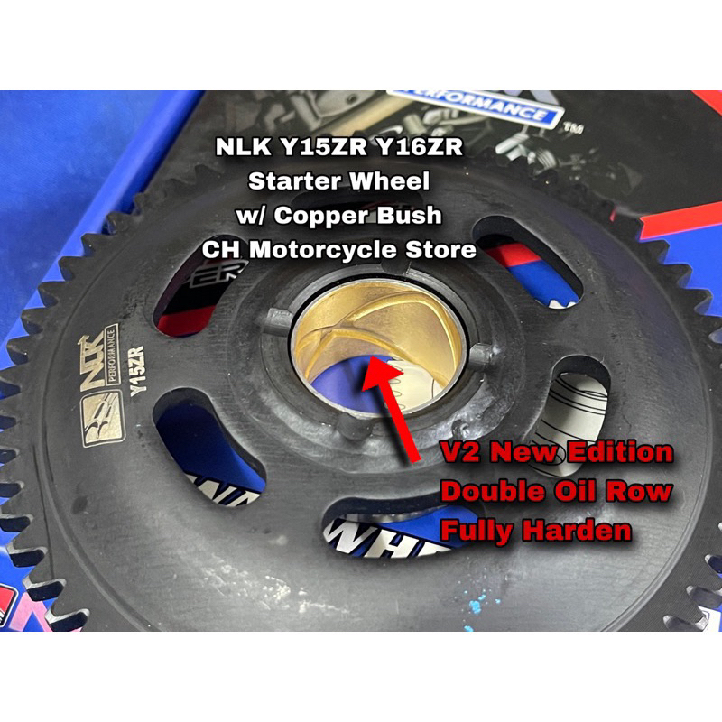 NLK One Way Starter Wheel Gear With Copper Bush ( Y15ZR v1 v2 / R15 v3 ...