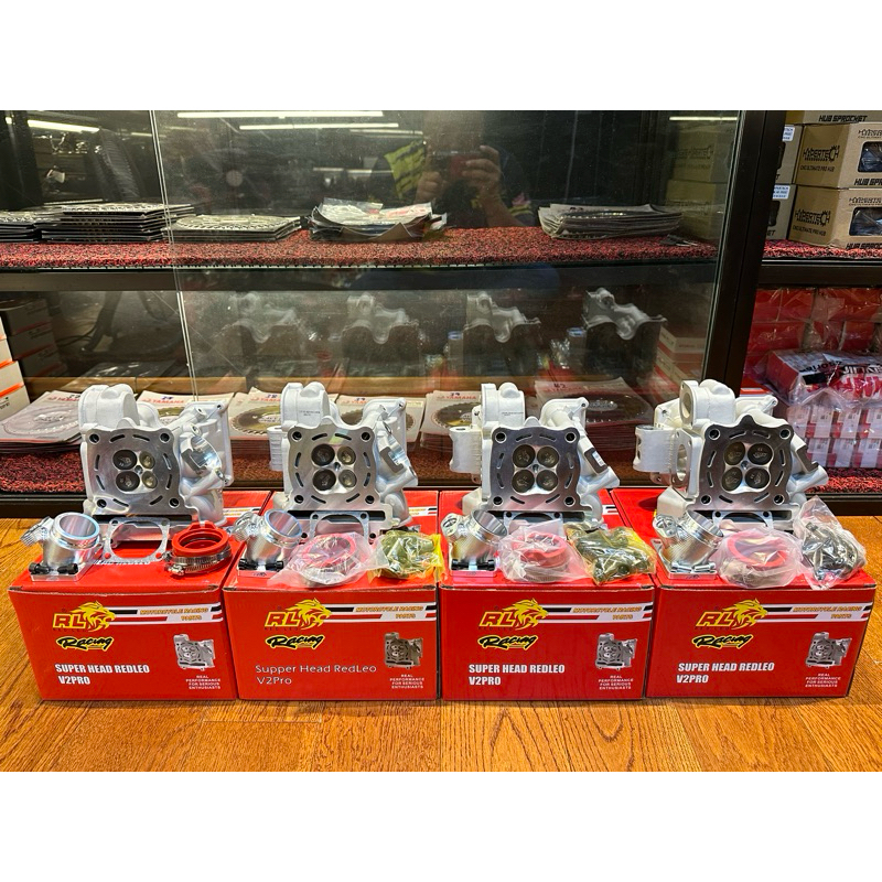 ESR MOTOR RED LEO SUPERHEAD CNC PORTING Y15ZR/LC135/Y16ZR/NVX 19-22 20 ...