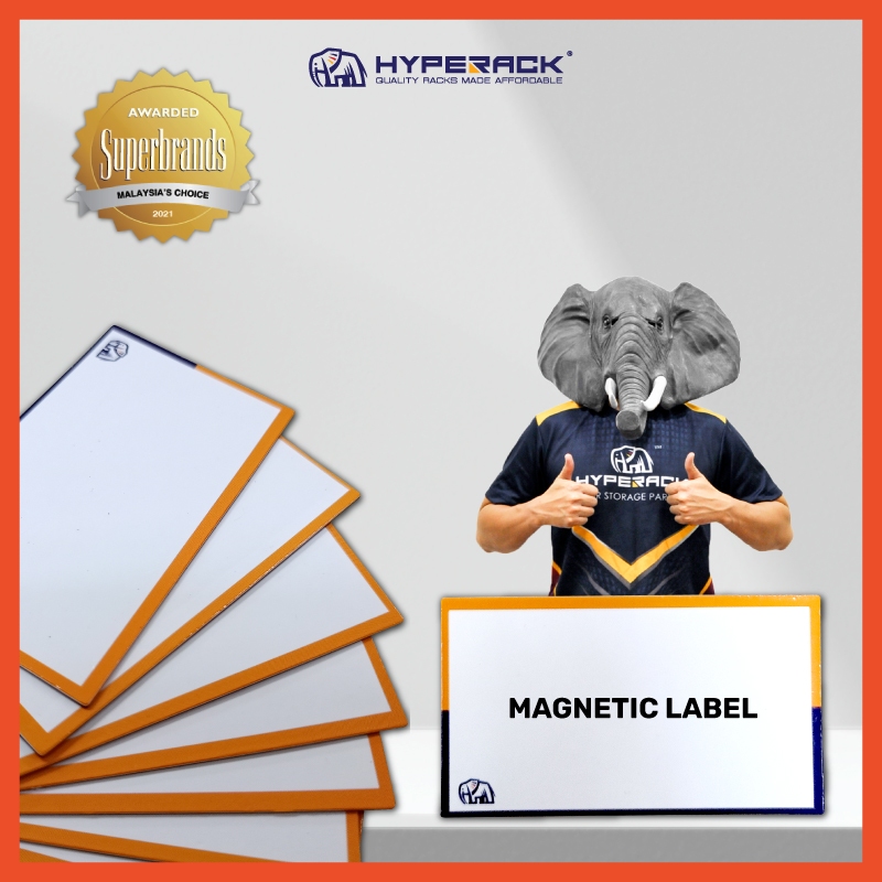 HYPERACK ™️ Magnetic Label Reusable Label Tag For Boltless Rack ...
