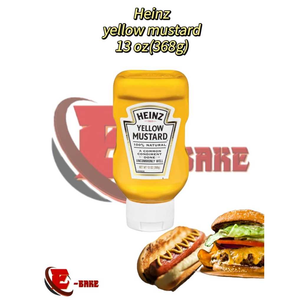 HEINZ YELLOW MUSTARD 14OZ (396G) | Shopee Malaysia
