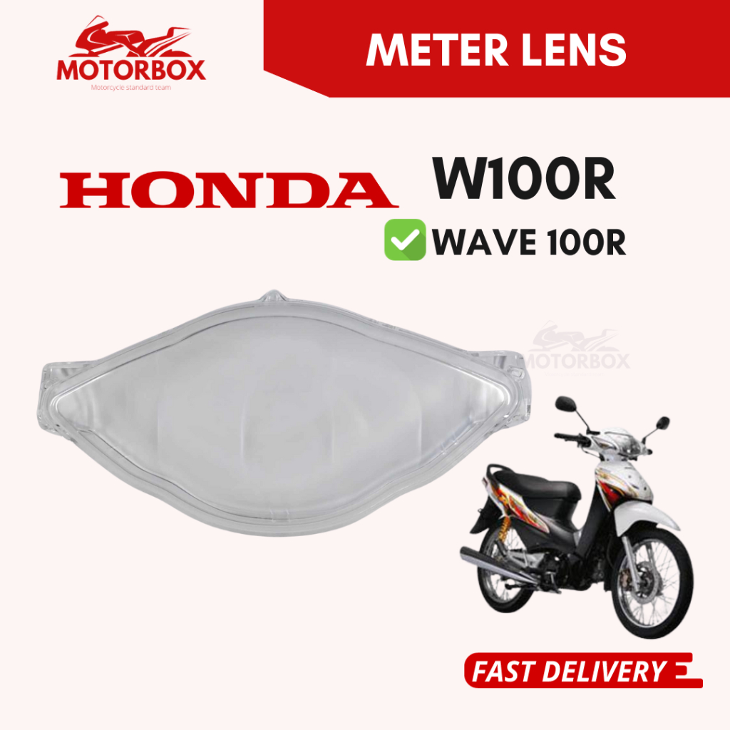 HONDA W100R METER LENS WAVE 100R WAVE100R METER CERMIN SPEEDMETER COVER ...