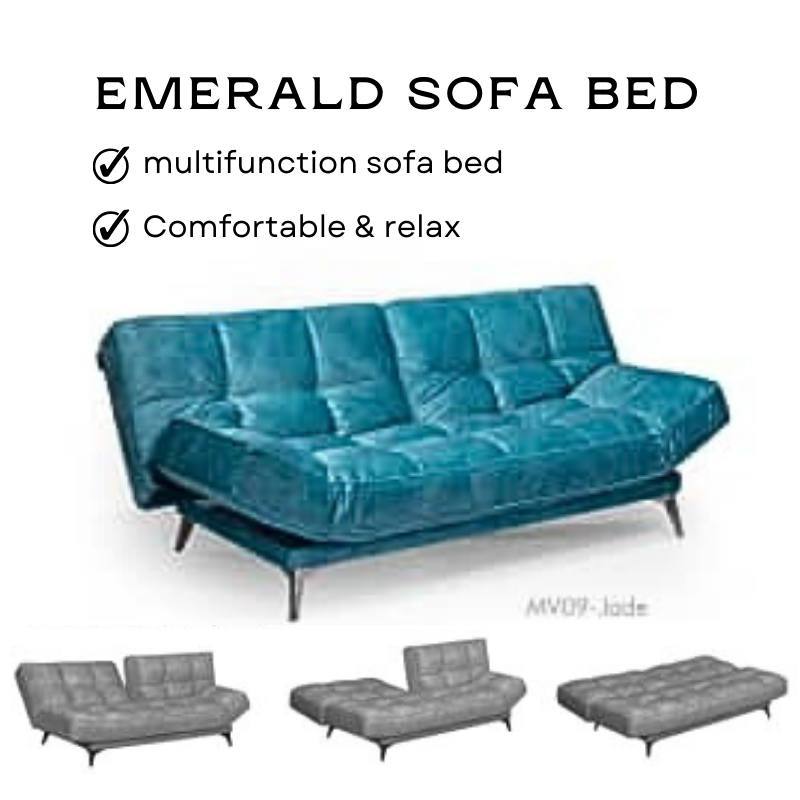 EMERALDSofa Bed Sofa 4 Seater Katil Sofa Quality Multifunction Foldable ...