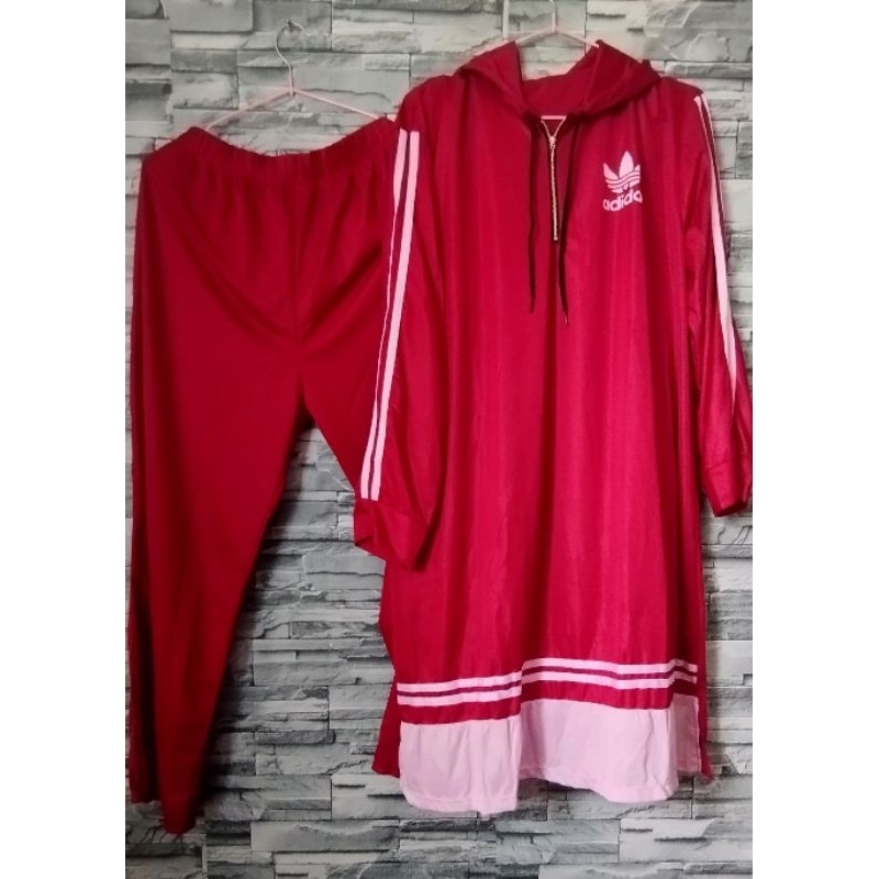 Muslimah Sportswear Suit For Women/JOGGING SET Sport Clothes/Set Baju ...