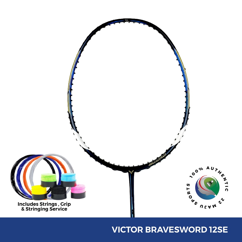VICTOR x 55th Brave sword 12 SE B Badminton Racket BRS-12 SE B With ...