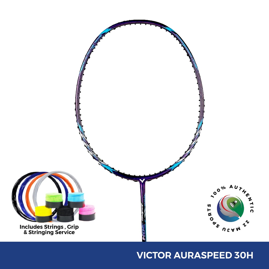 VICTOR Auraspeed 30H Badminton Racket ARS-30H 4U Badminton Racket ...