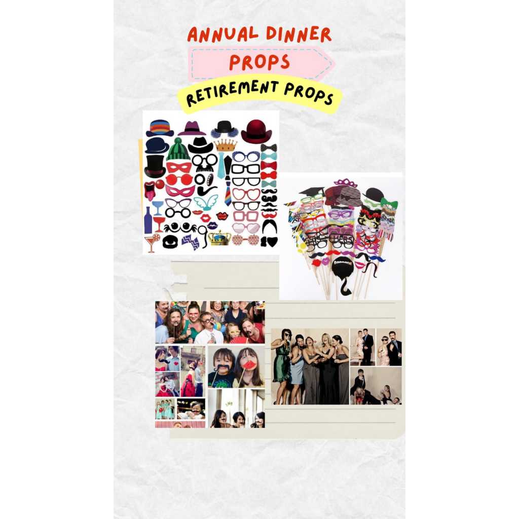 *New Arrival* Props Retirement/ Annual Dinner/Lunch Props Alat Pereka ...