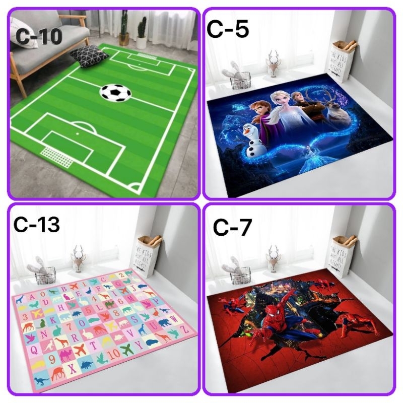 M-L-XL Kids play mat |Kids Pattern 3D Printing | Modern Design Carpet ...